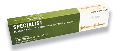 Specialist Plaster Splints X-Fast Setting 3 x15 Bx/50 – Lead Bio Care